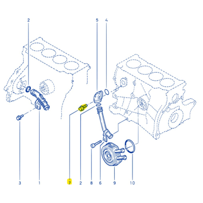 Vis M6x23 fixation pompe à eau pour Mégane 2&3RS et Clio 3RS | D-TechRacing